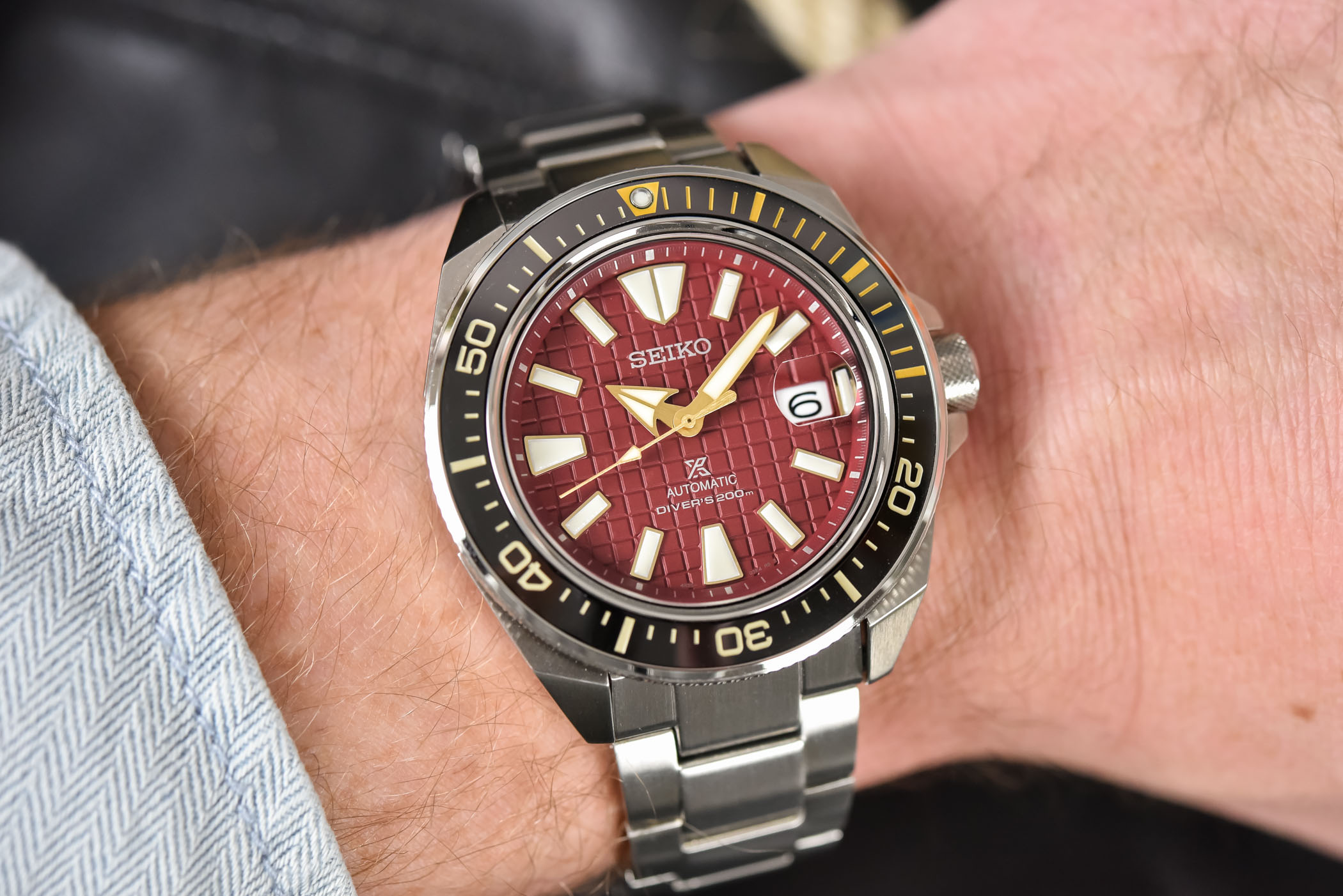 Seiko Prospex King Samurai лимитированная серия «Shu-Iro» SRPH61K
