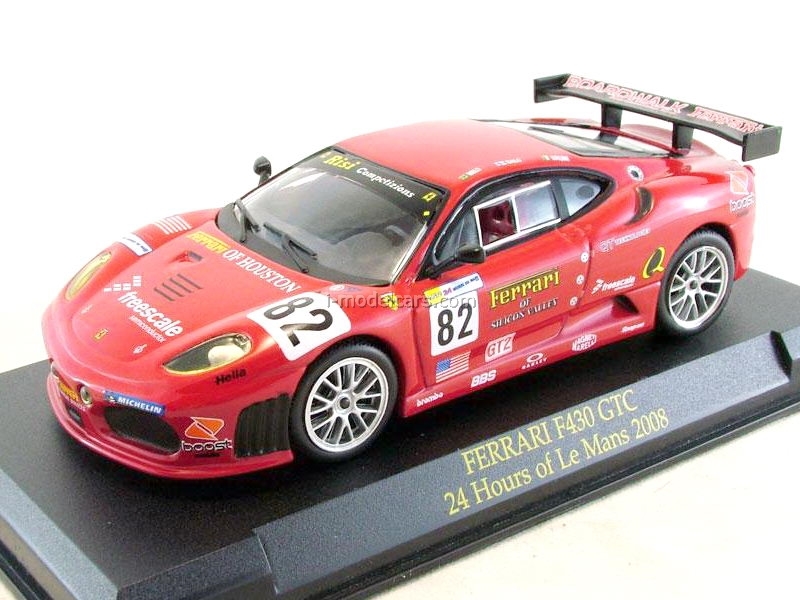 MODEL CARS Ferrari F430 GTC Le Mans 2008 red 1:43 Eaglemoss Ferrari ...