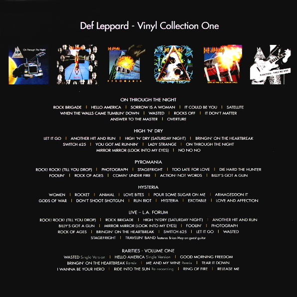 Def Leppard / Vinyl Box Set Volume One (8LP+7" Vinyl EP)