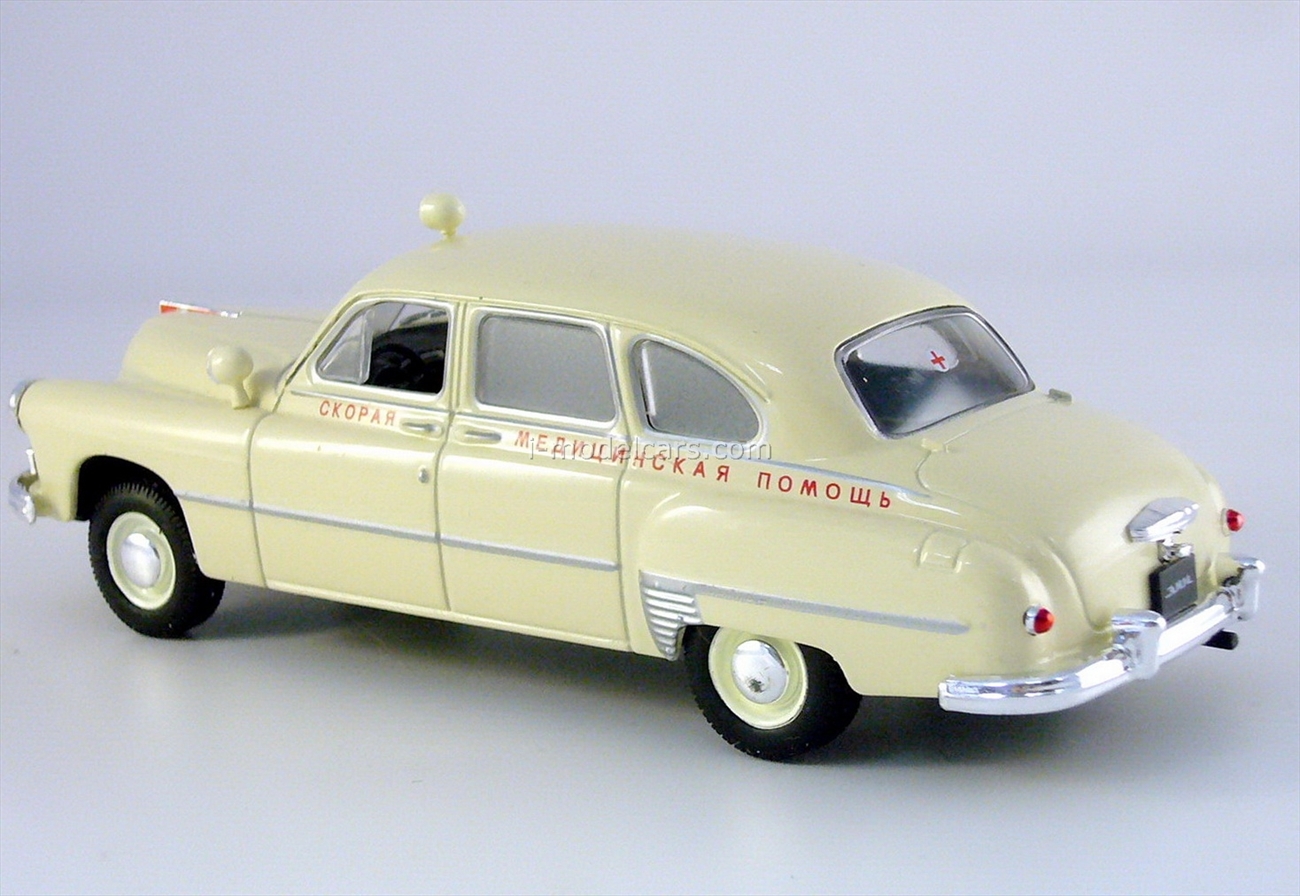 MODEL CARS 1:43 GAZ-12B ZIM-12B Ambulance USSR DeAgostini Service ...