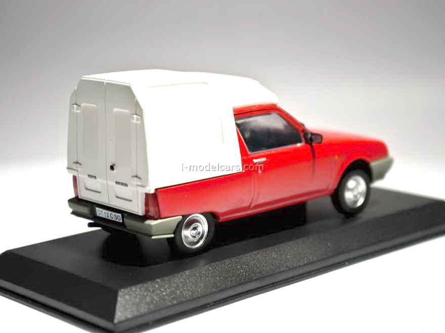 MODEL CARS Oltena Oltcit 12CS PickUp red-white 1:43 DeAgostini Masini ...