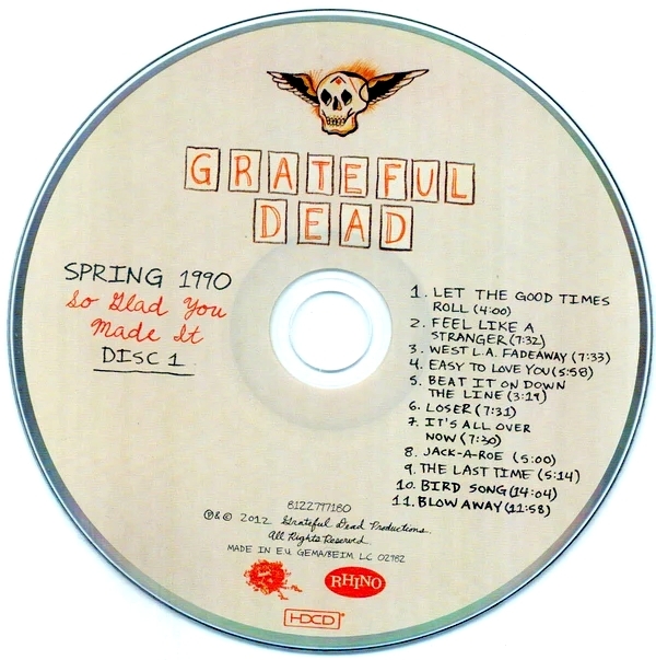 Grateful Dead / Spring 1990 - So Glad You Made It (2HDCD)