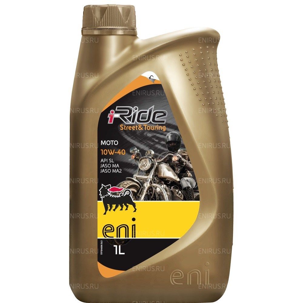 Масло для мототехники agip eni i-ride moto 10W40